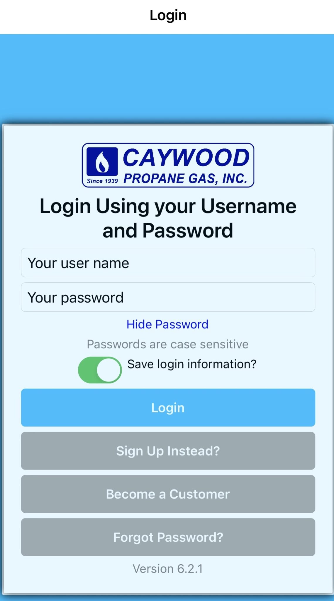 How to Order Propane with Our App - Caywood Propane Gas, Inc.